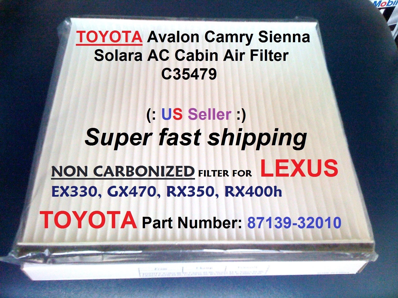 TOYOTA 8713932010 Filter, interior air — OEM Part, Prices & Alternatives