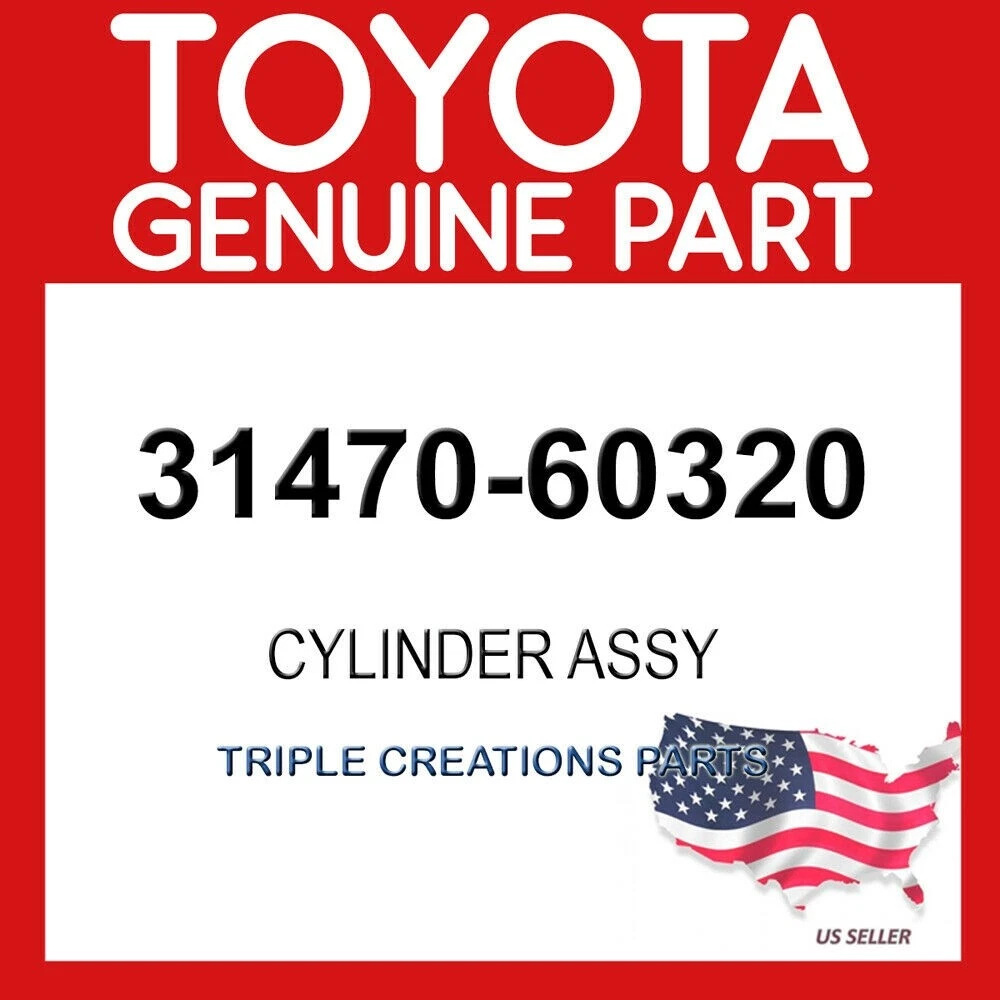 Buy TOYOTA 31470-60320 Slave Cylinder, clutch — OEM Part, Prices from ...