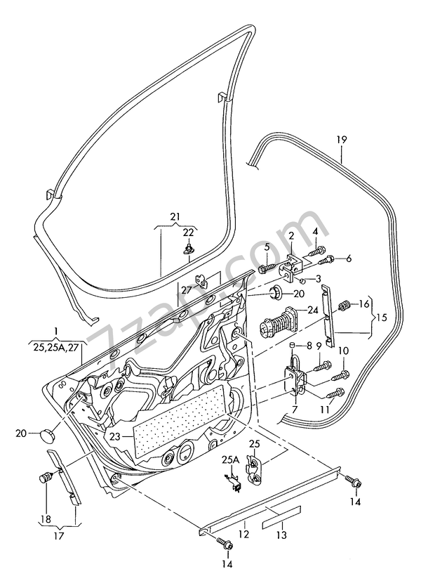doors for Audi A4 Audi A4 (2001 - 2005)