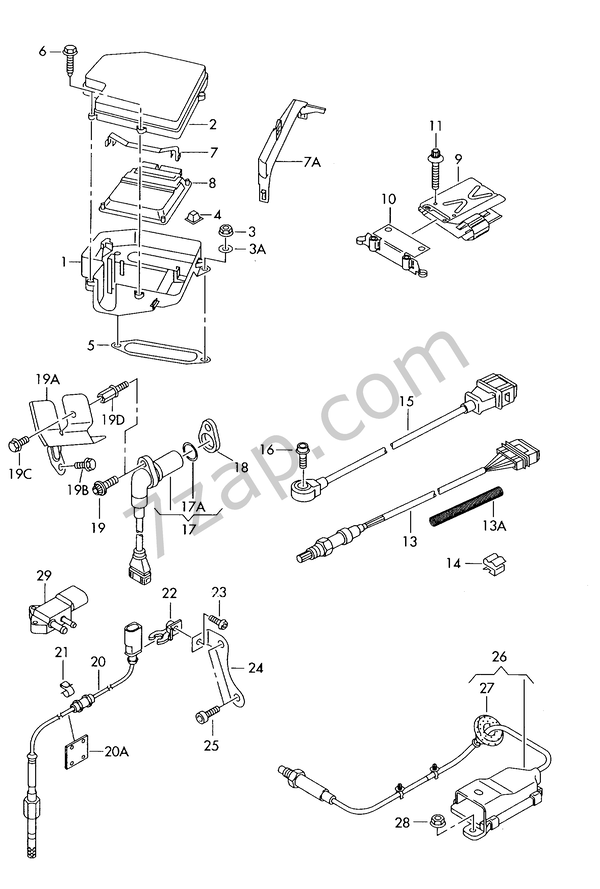 Audi n90945002 zum AUDI A4 Audi A4 (2001 - 2005) Anwendbarkeit