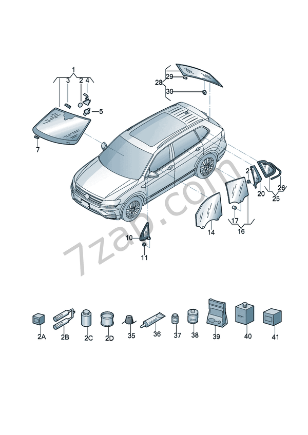 windscreen for Seat Tarraco Tarraco (2019 - 2021)
