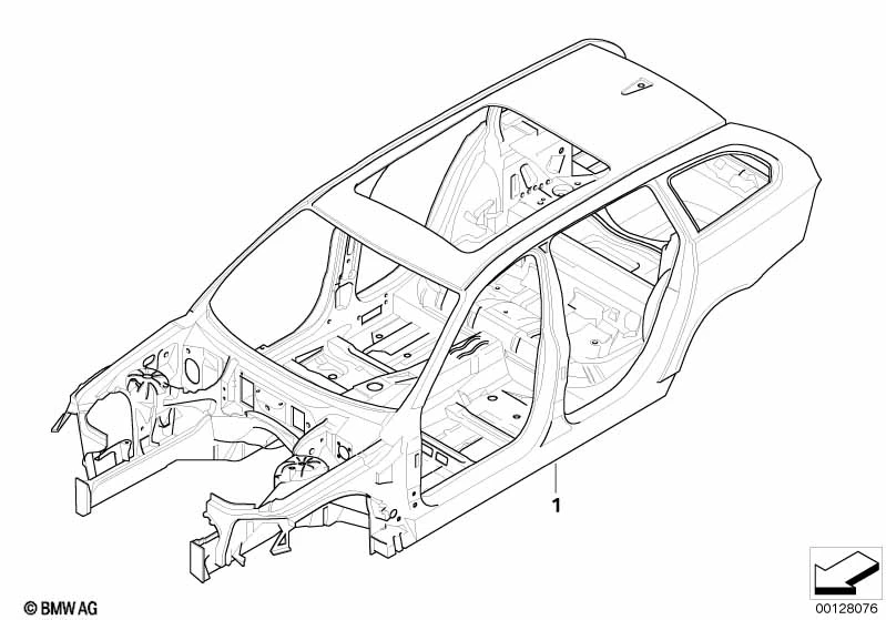 BMW 5' E61 Body skeleton parts 2004 - 2005 | ETK Europe