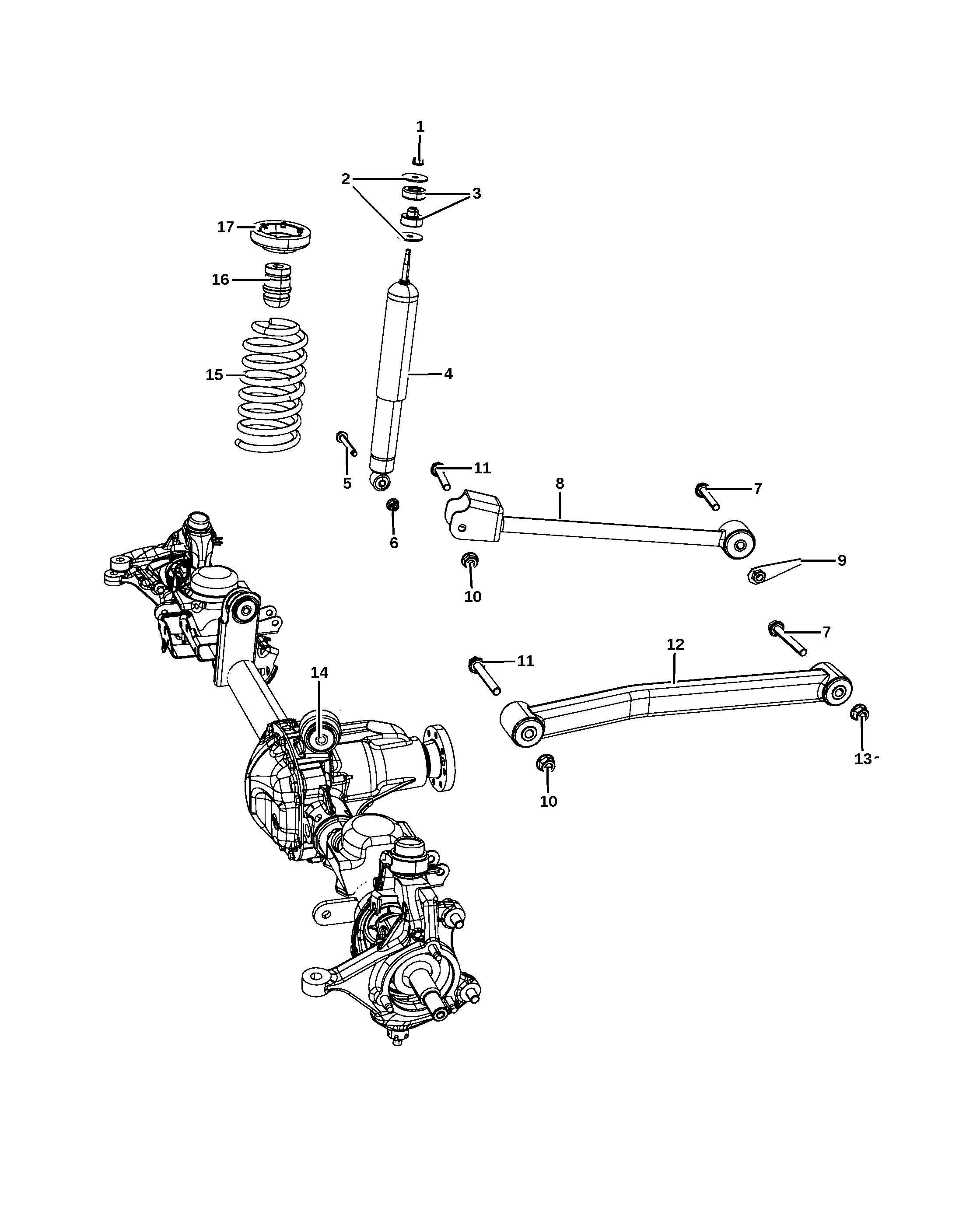 Buy Jeep Wrangler JK Suspension, front, springs,shocks,control arms ...