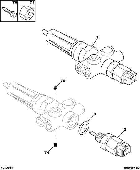Citroen XM Facelift Hydraulic circuit safety valve parts 1994 - 2000 ...