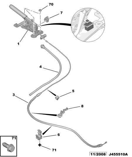 Citroen C3 CS/A51 Hand brake parts 2009 - 2017 | EPC Global