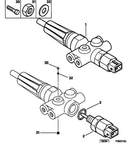 Citroen XM Hydraulic circuit safety valve parts 1982 - 1994 | EPC Global