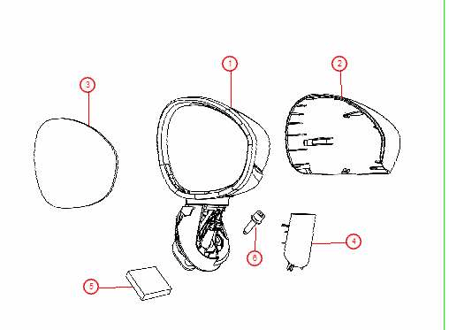 Fiat 500 (Type 312) Wing mirrors parts 2007 - 2015 | Eper Global