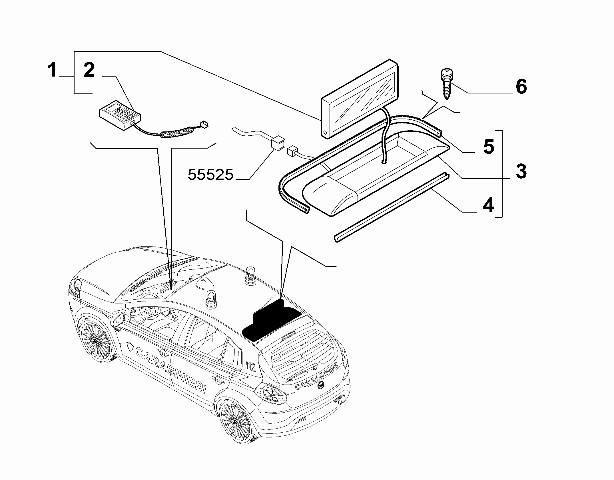 Buy Fiat Nuova Bravo (Type 198) Visual warning devices parts online ...