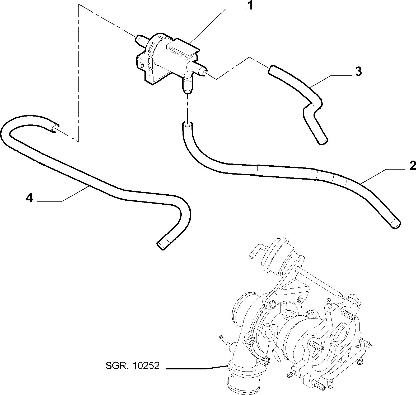 Buy Fiat Punto 199 Valve pressure regulator parts online 2009 - 2018 ...