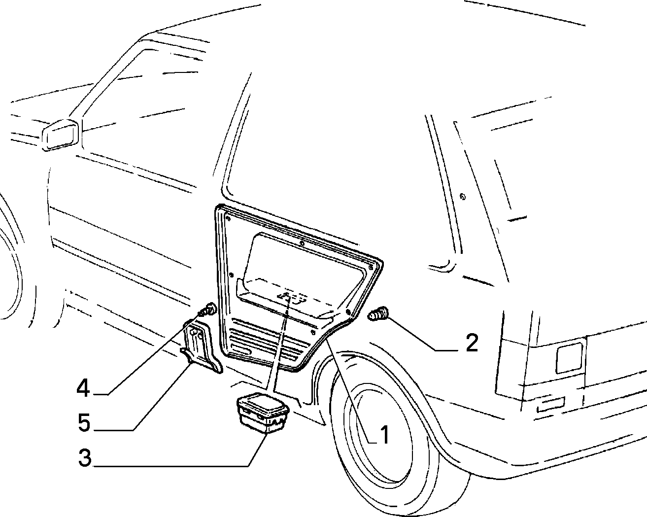 Buy Fiat Mille Furnishings (internal panels) parts online 1994 - 1997 ...