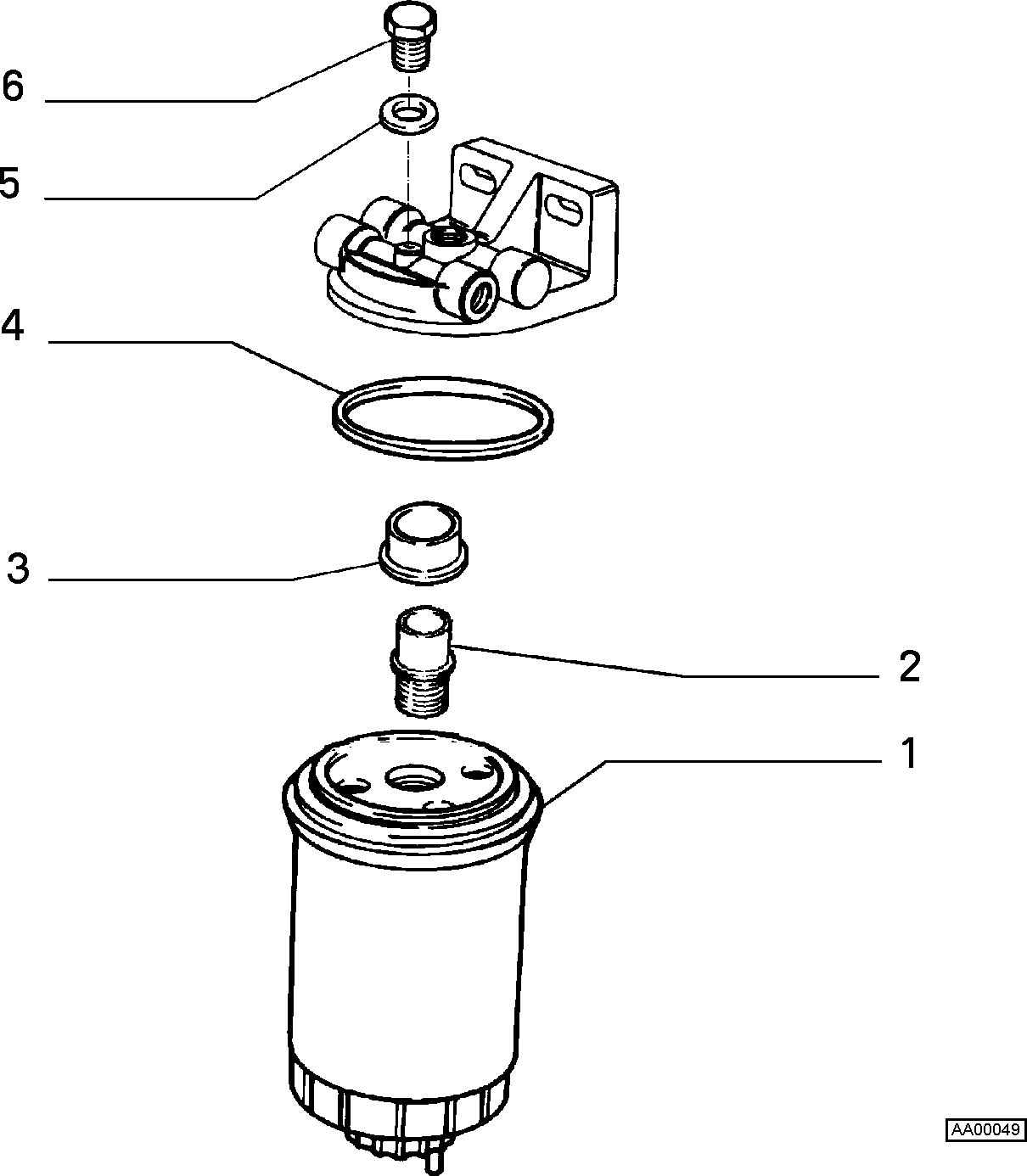 Fiat Mille Fuel filter parts 1994 - 1997 | Eper Global
