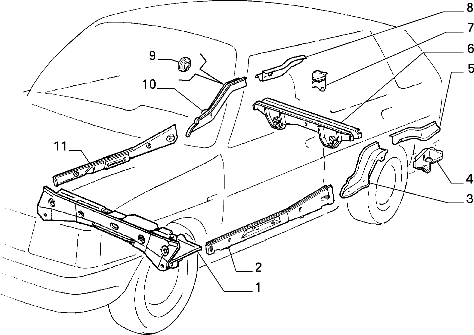 BUY Fiat Mille Floor PARTS_ONLINE 1994 - 1997 — Global | 7zap
