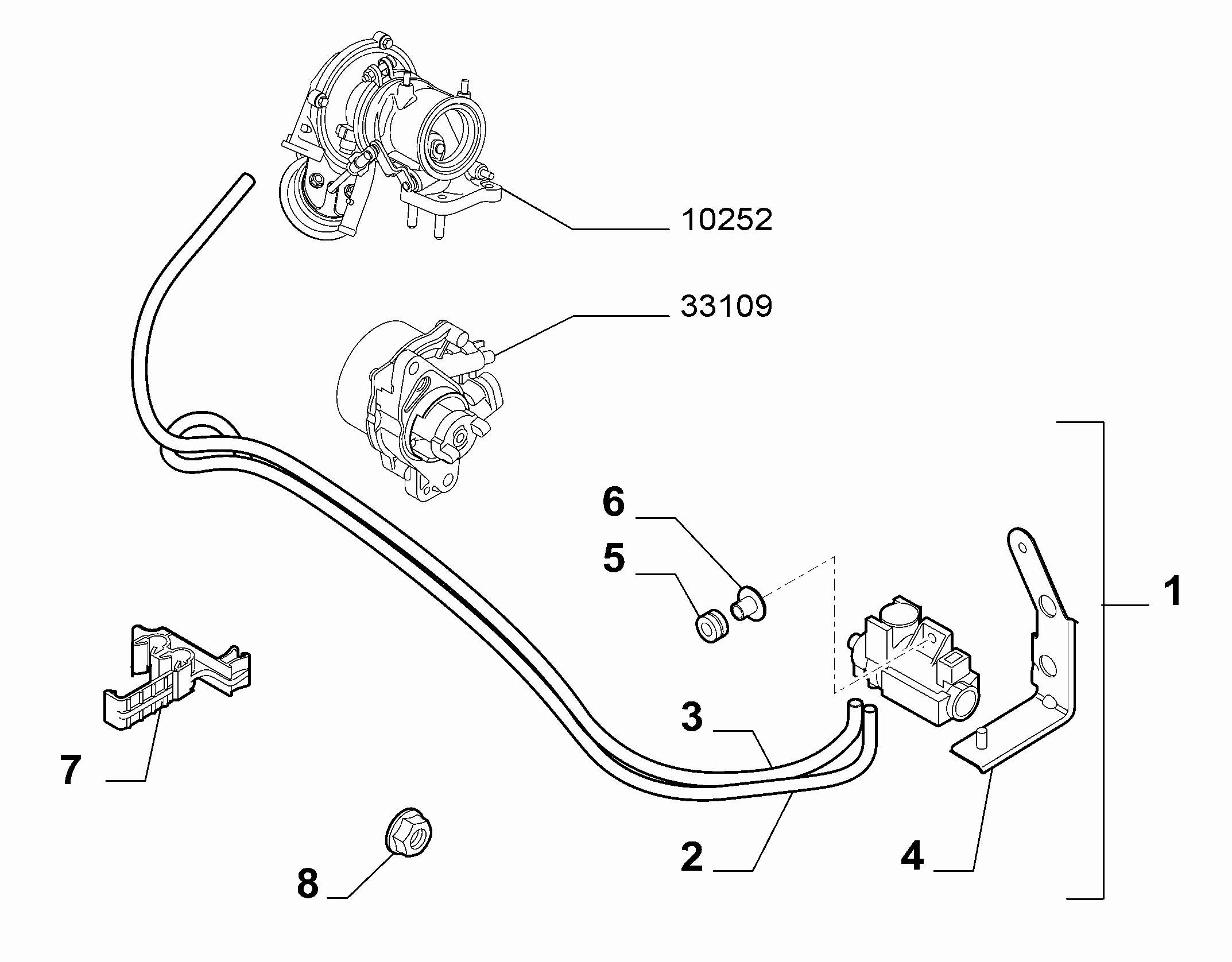 Fiat Panda 169 Diesel valve pressure guage booster parts 2003 - 2024 ...