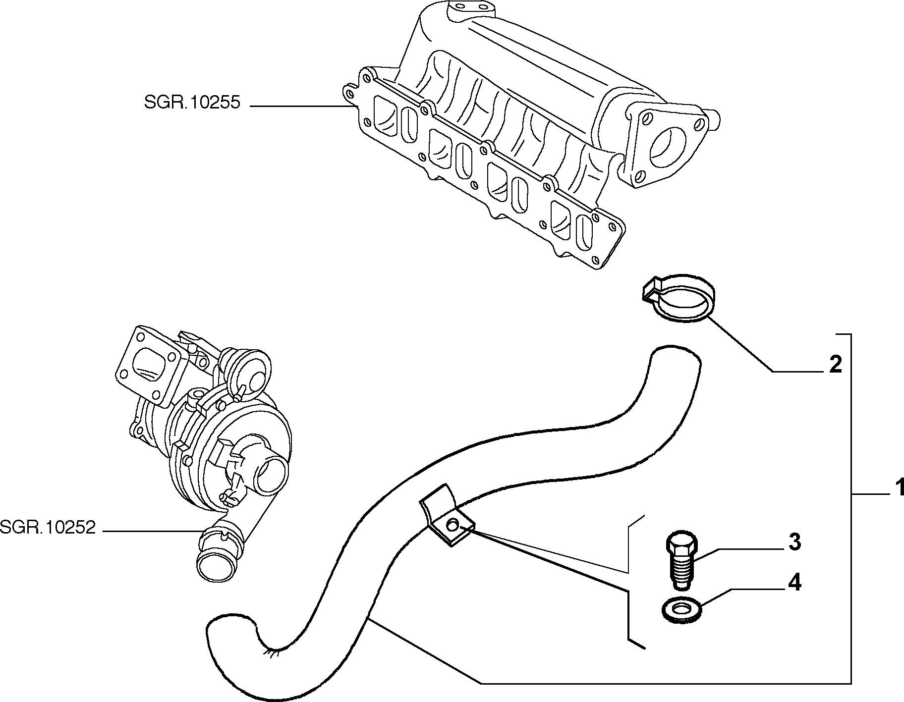Buy Fiat Strada 178 Heat exchanger and pipe parts online 1999 - 2005 ...