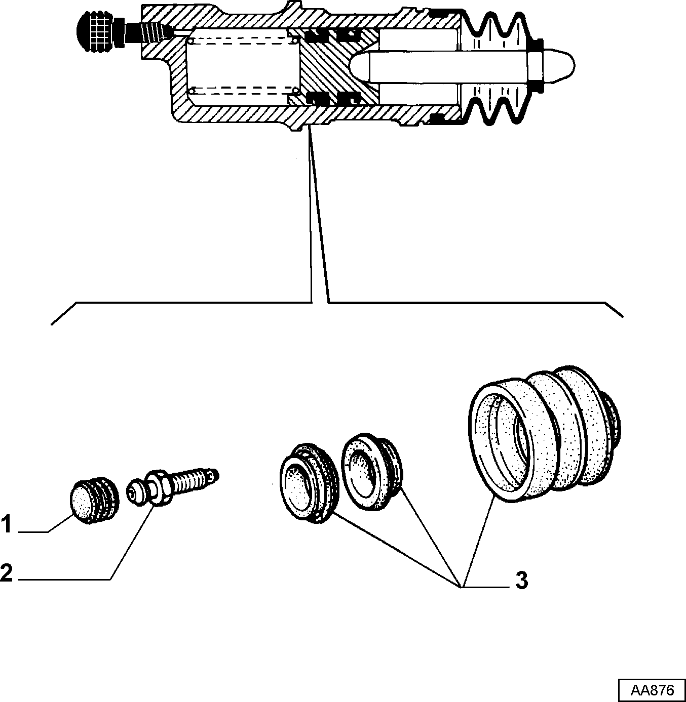 Buy Fiat Coupe (Type 175) Clutch cylinder Parts Online 1994 - 2000 ...