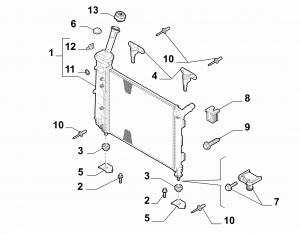 COOLING SYSTEM FIAT 500 MY2012 (2012-2015)