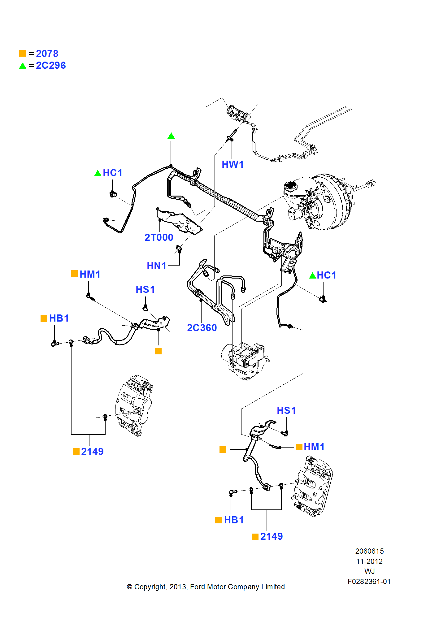 Ford Explorer Brake System Diagram ALADICHE Front Rear Ceramic Brake