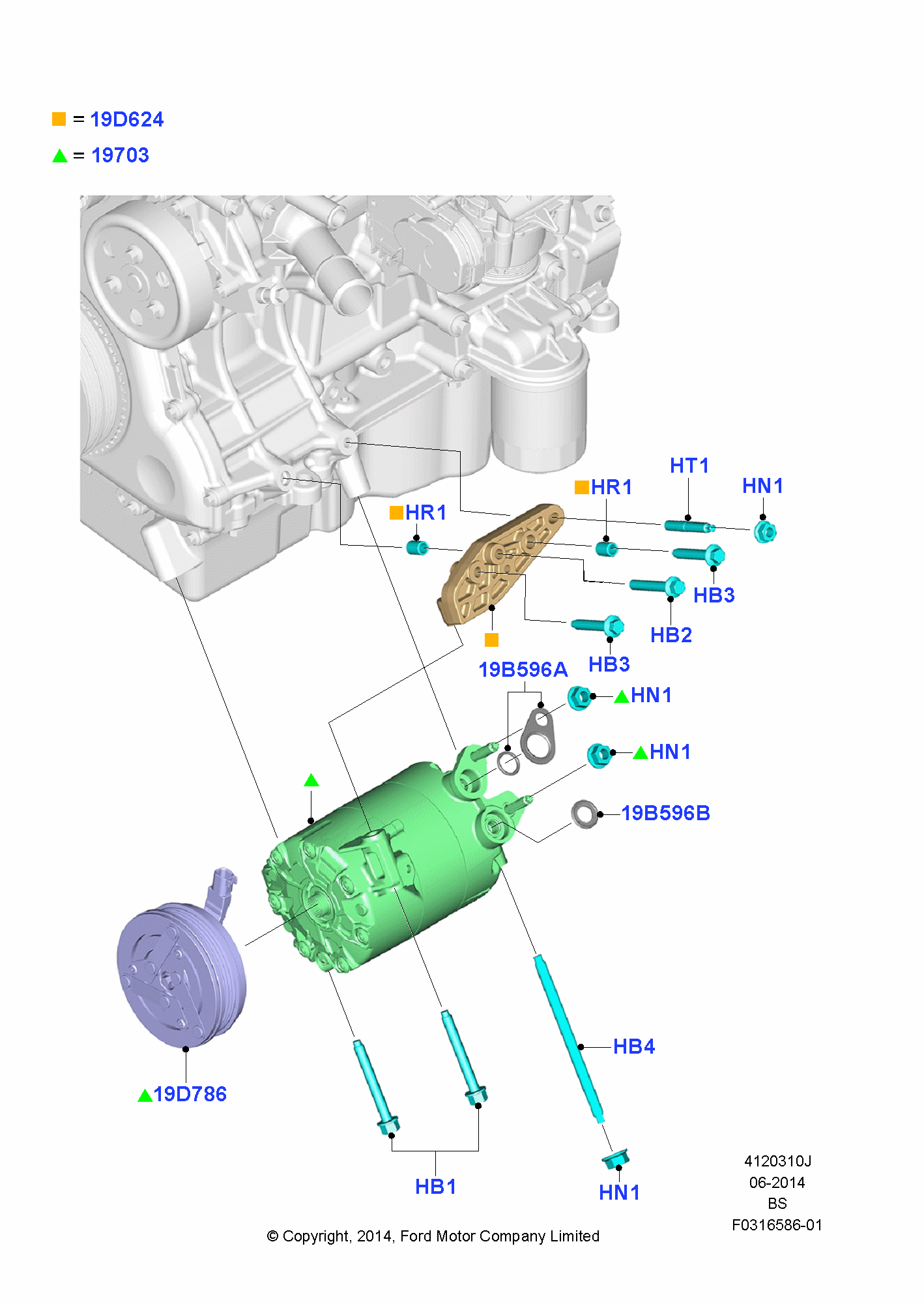 Air Conditioning Condensr/Compressr FORD Kuga 2012- (CBS)
