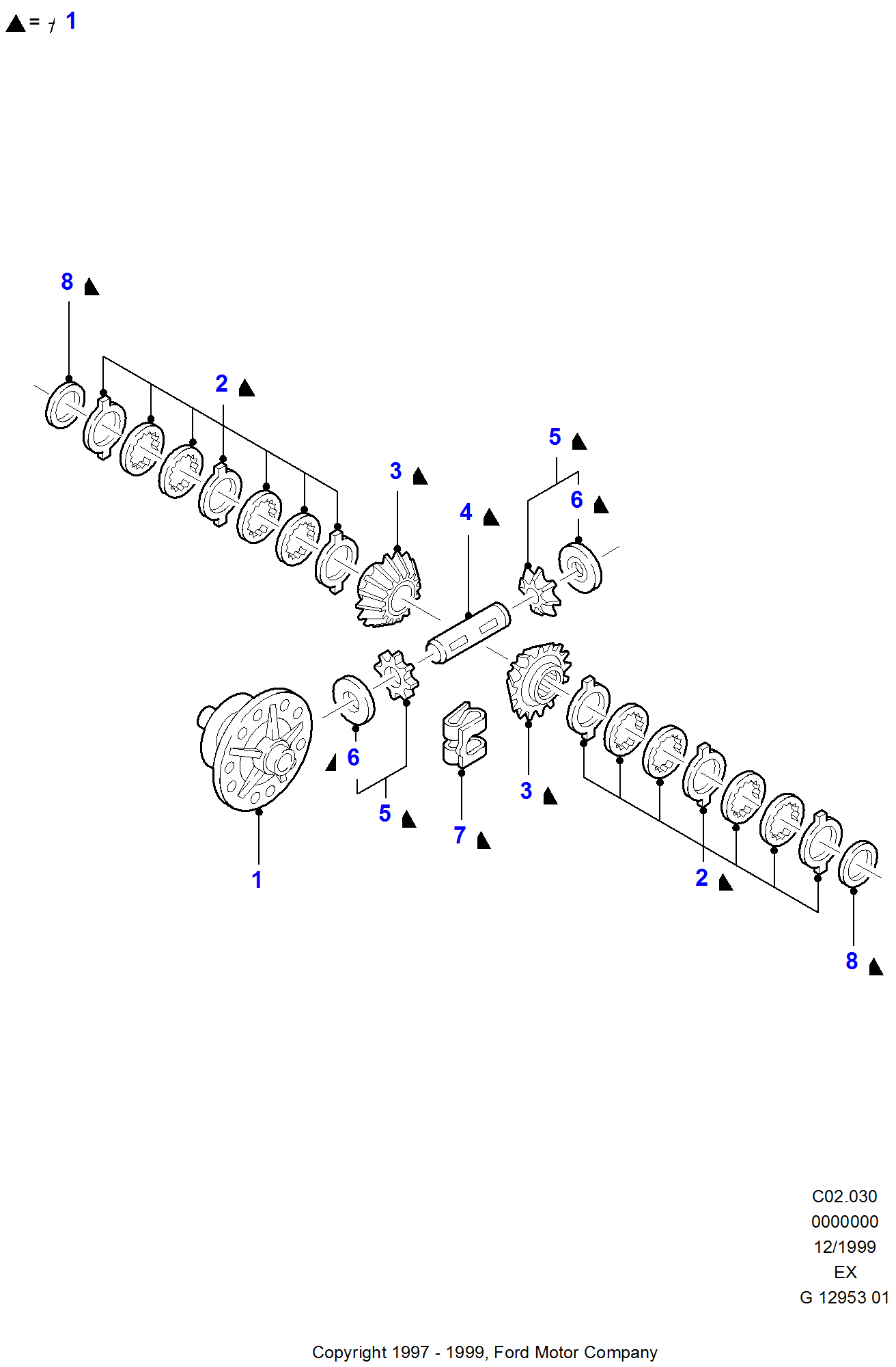 Ford Explorer UN46/UN105/150 Limited slip differential parts 1992 ...