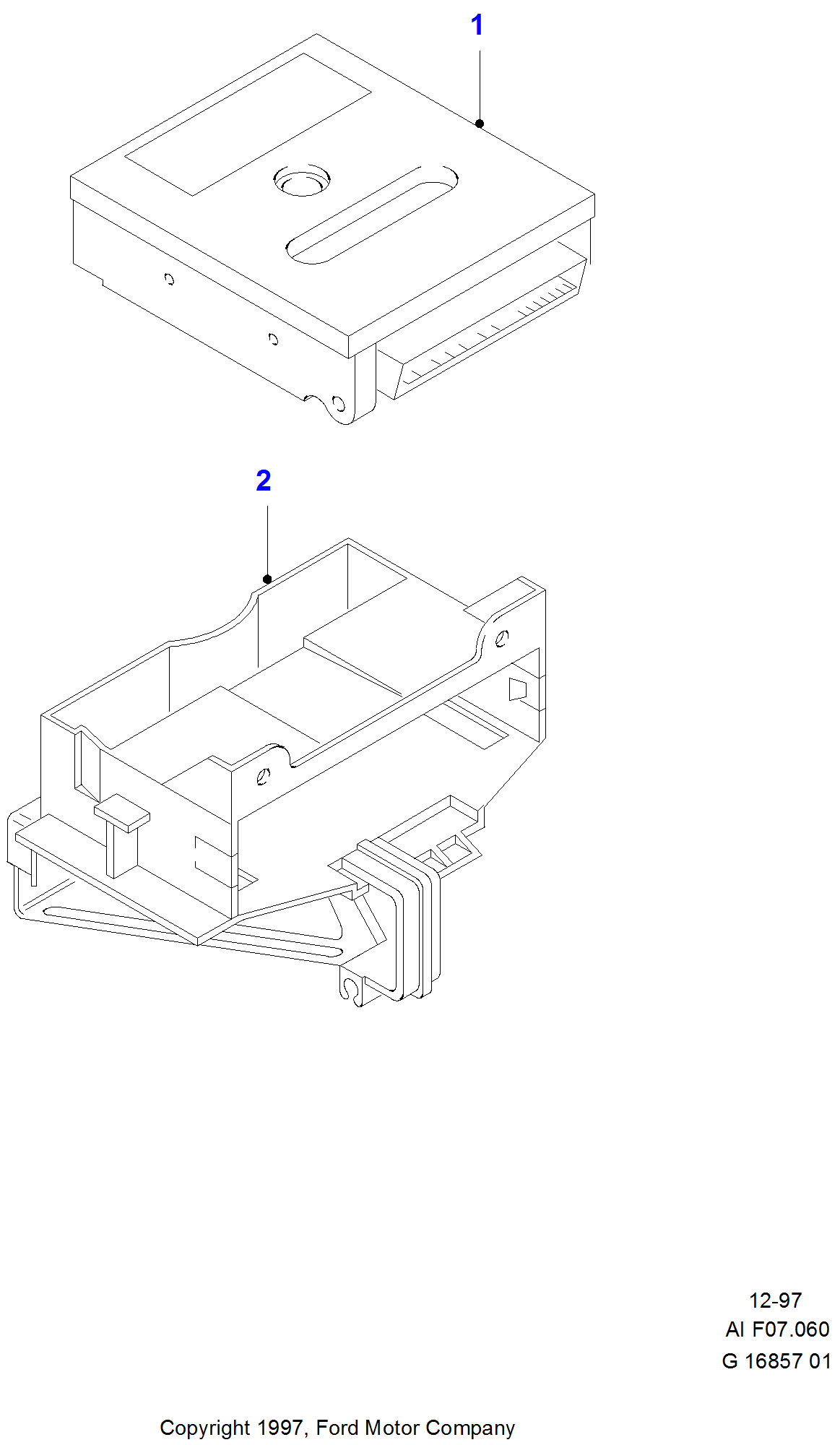 Ford Fiesta GFJ Vehicle modules and sensors parts 1991 - 1996 | EPC Europe
