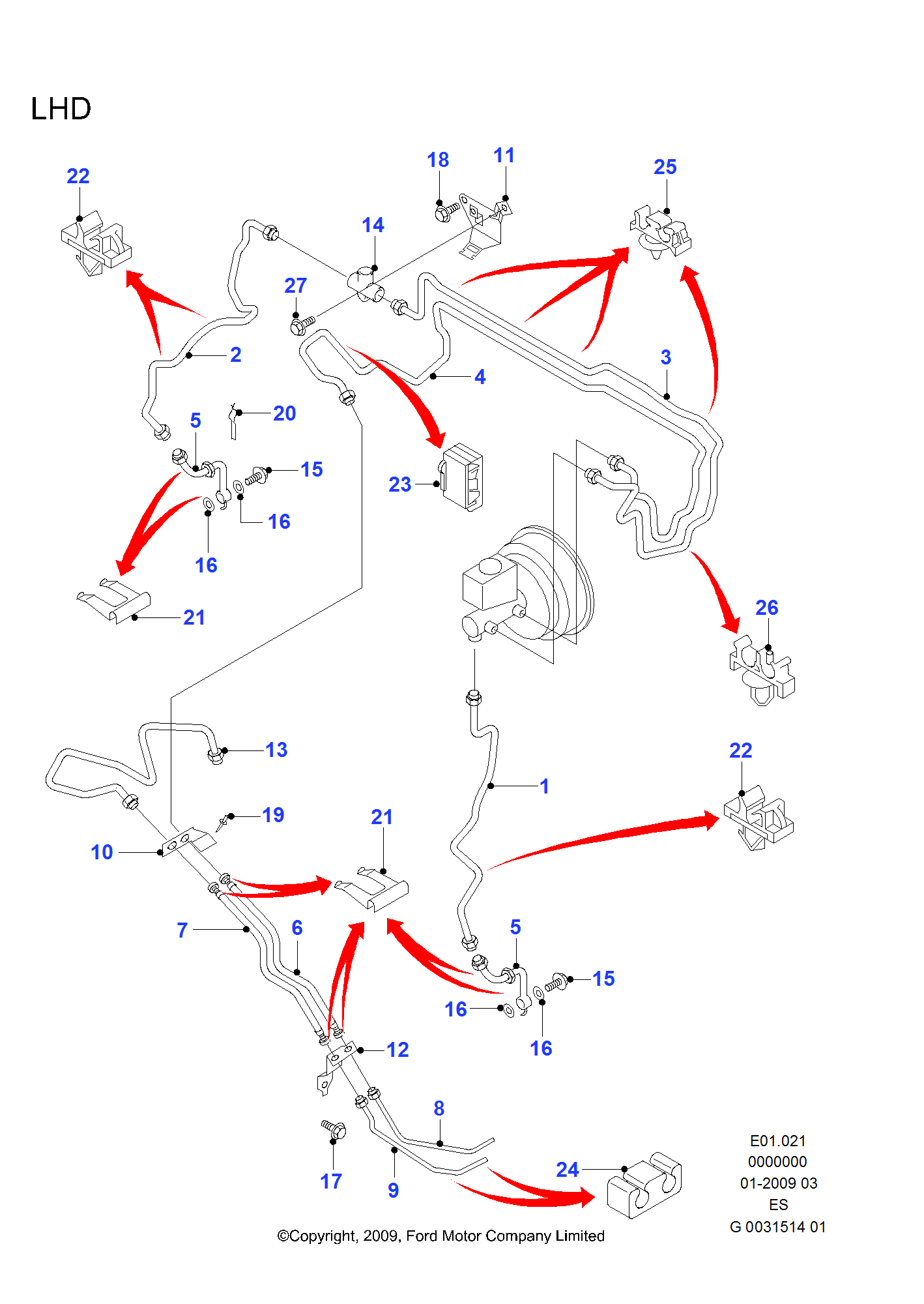 Ford Ranger Brake Line Schematic