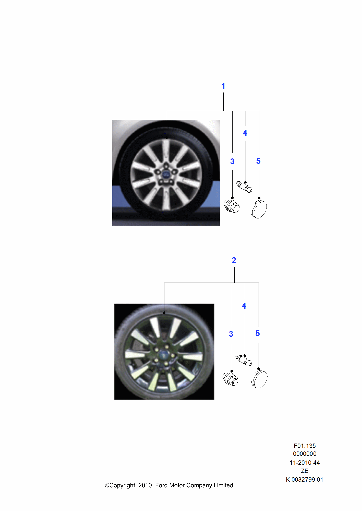 Ford Mustang S550 Winter wheels parts 2015 - 2016 | EPC USA