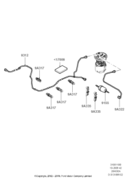 Fuel System - Tank & Lines FORD Fiesta 01-08 / Fusion 01-12 (CBK)