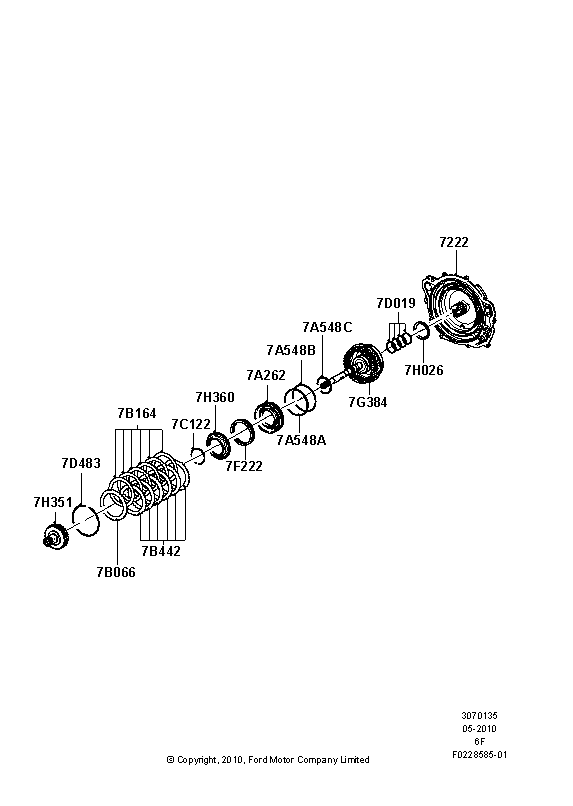 Automatic Transmission FORD Edge 2007-2014/MKX 2007-2015 (TQ1)