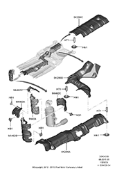Heat Shields - Exhaust System FORD Fiesta 2012- (CCN)