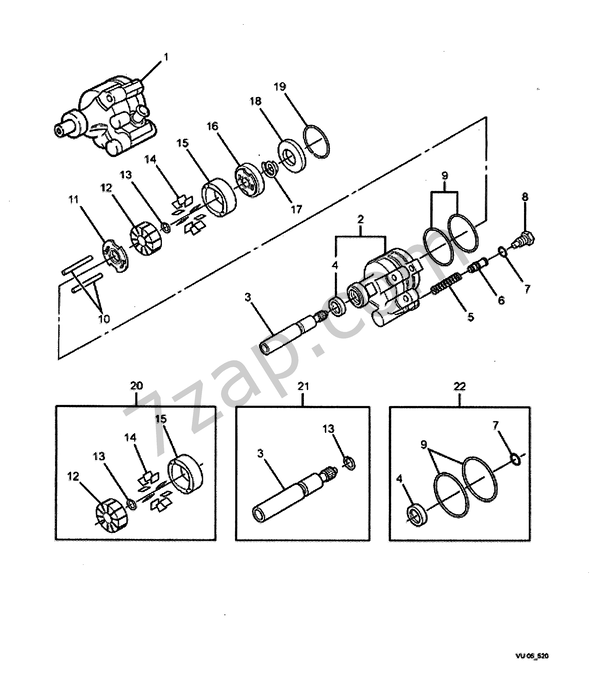 Chevy 1500 Power Steering Pump Diagram 12692944 Air Conditioning