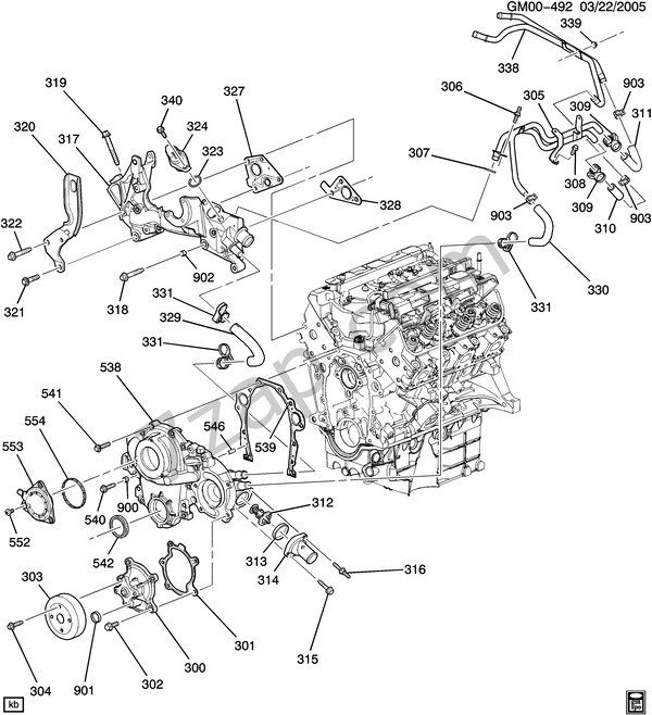 2007 Chevy Malibu Engine Diagram 10102 CD7M1 Genuine Nissan