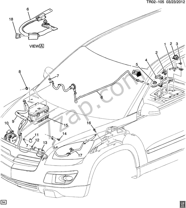 2009 Chevrolet Traverse Battery