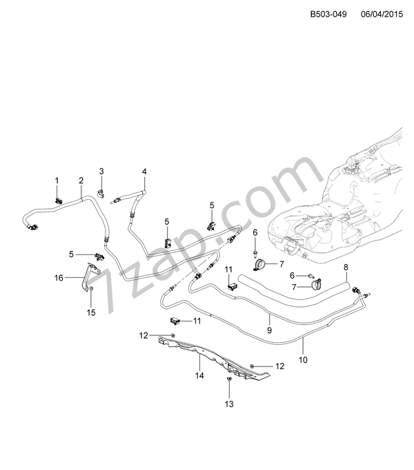 S10 Fuel Tank Diagram