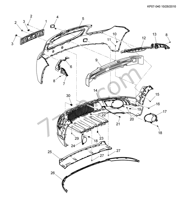 Chevrolet nocode for CHEVROLET Orlando Orlando - Europe (2012 - 2012 ...