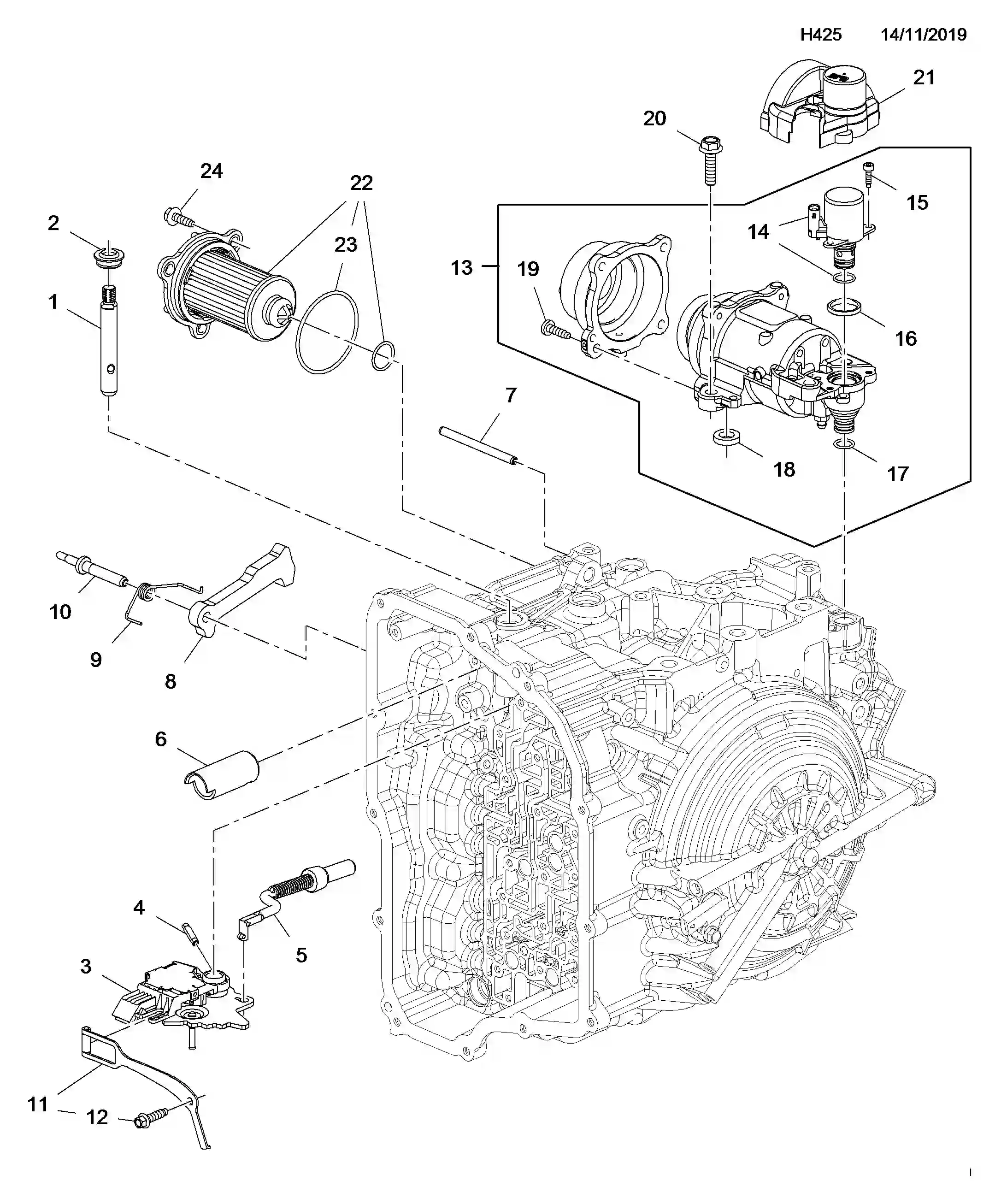 Buy Opel Insignia B Gear selector linkage parts online 2018 - 2021 ...