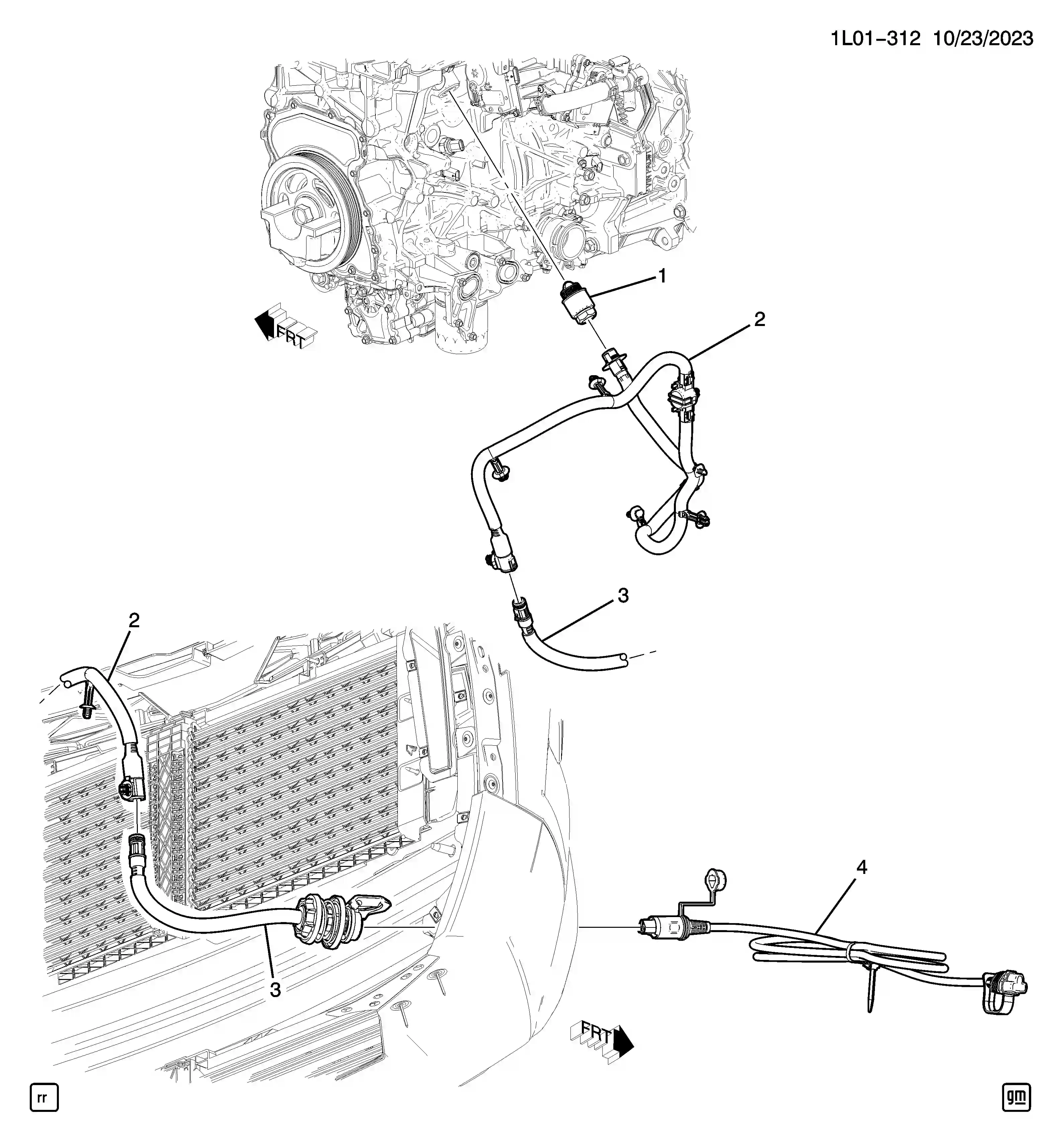 GMC Acadia 3rd Generation Engine block heater (lk0/2.5s, heater k05 ...