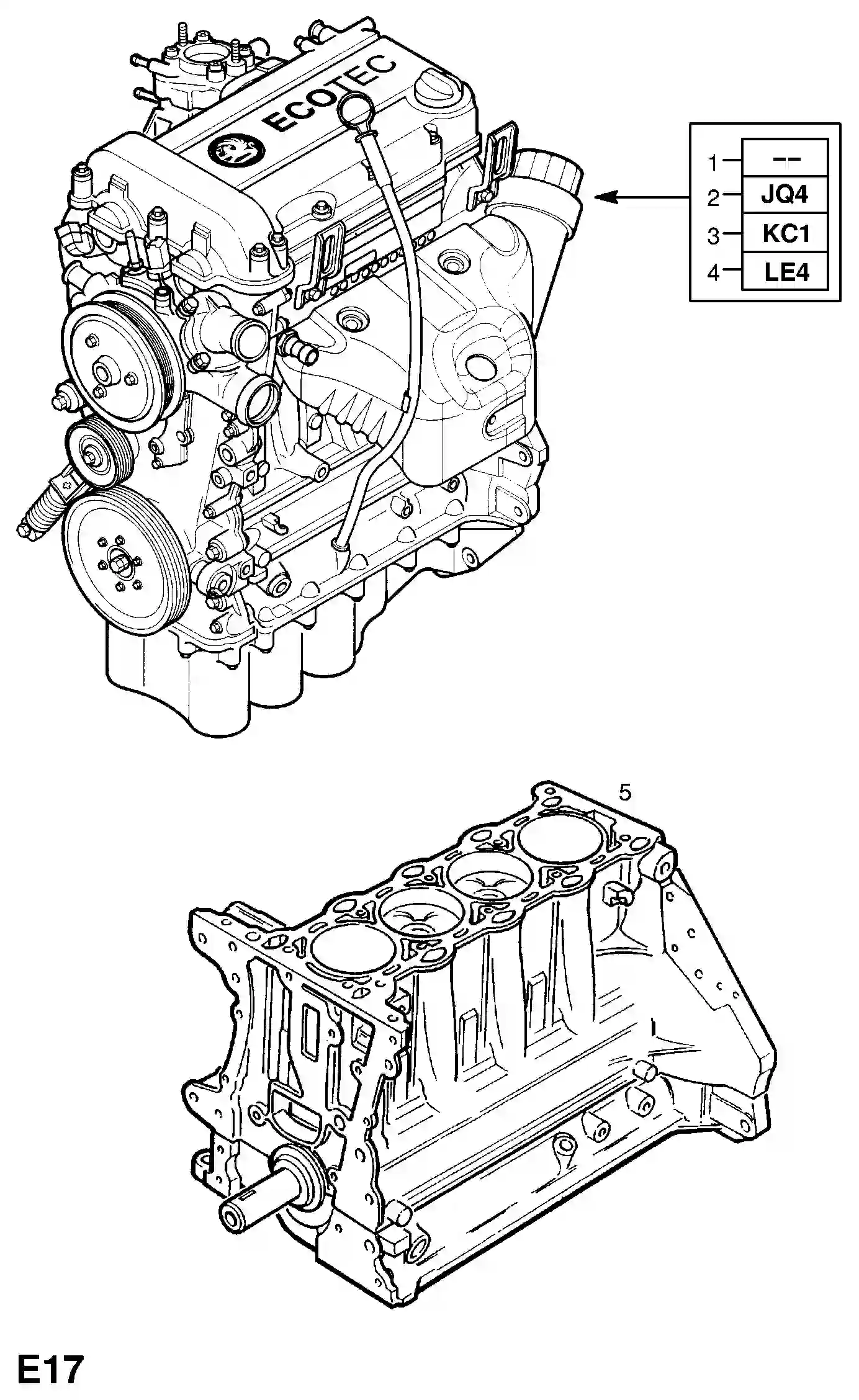 Kaufen Opel Agila A Motor zsb. Teile online 2000 - 2008 — Global | 7zap