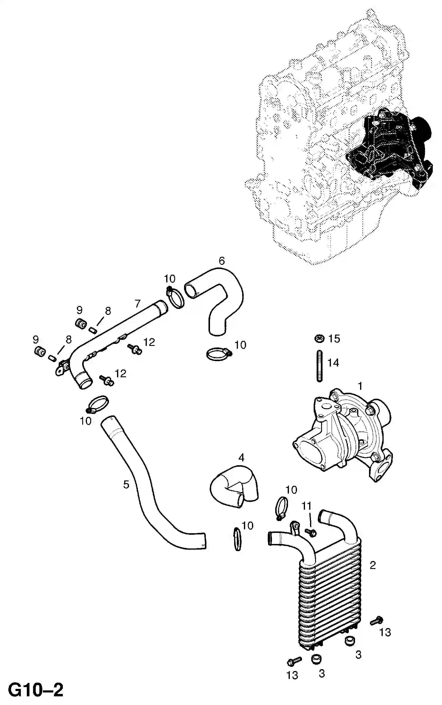 Opel Agila A Turbocharger / z13dt[ln9] diesel engine parts 2000 - 2008 ...