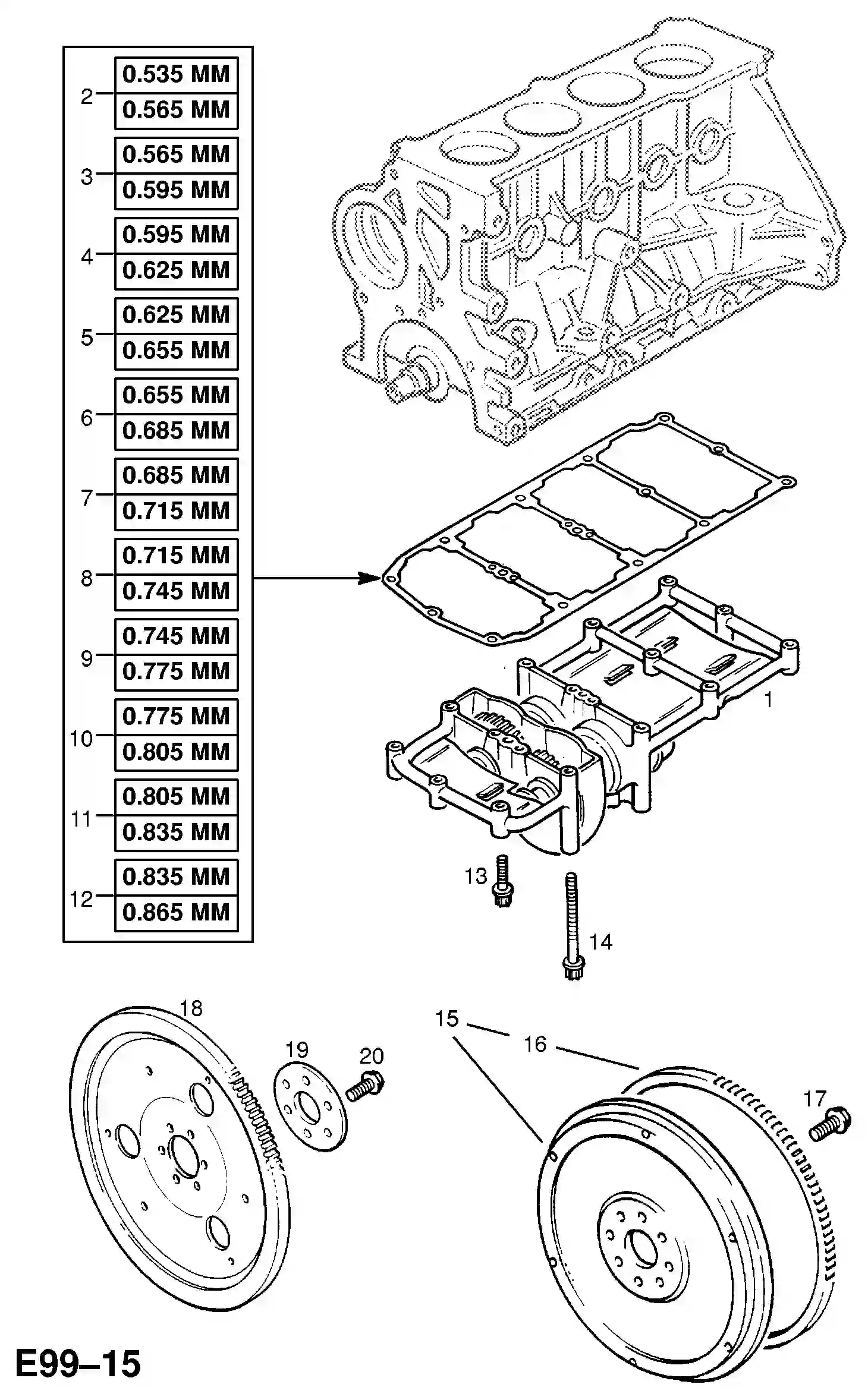Opel Vectra B Engine vibration damper balance unit parts 1996 - 2002 ...
