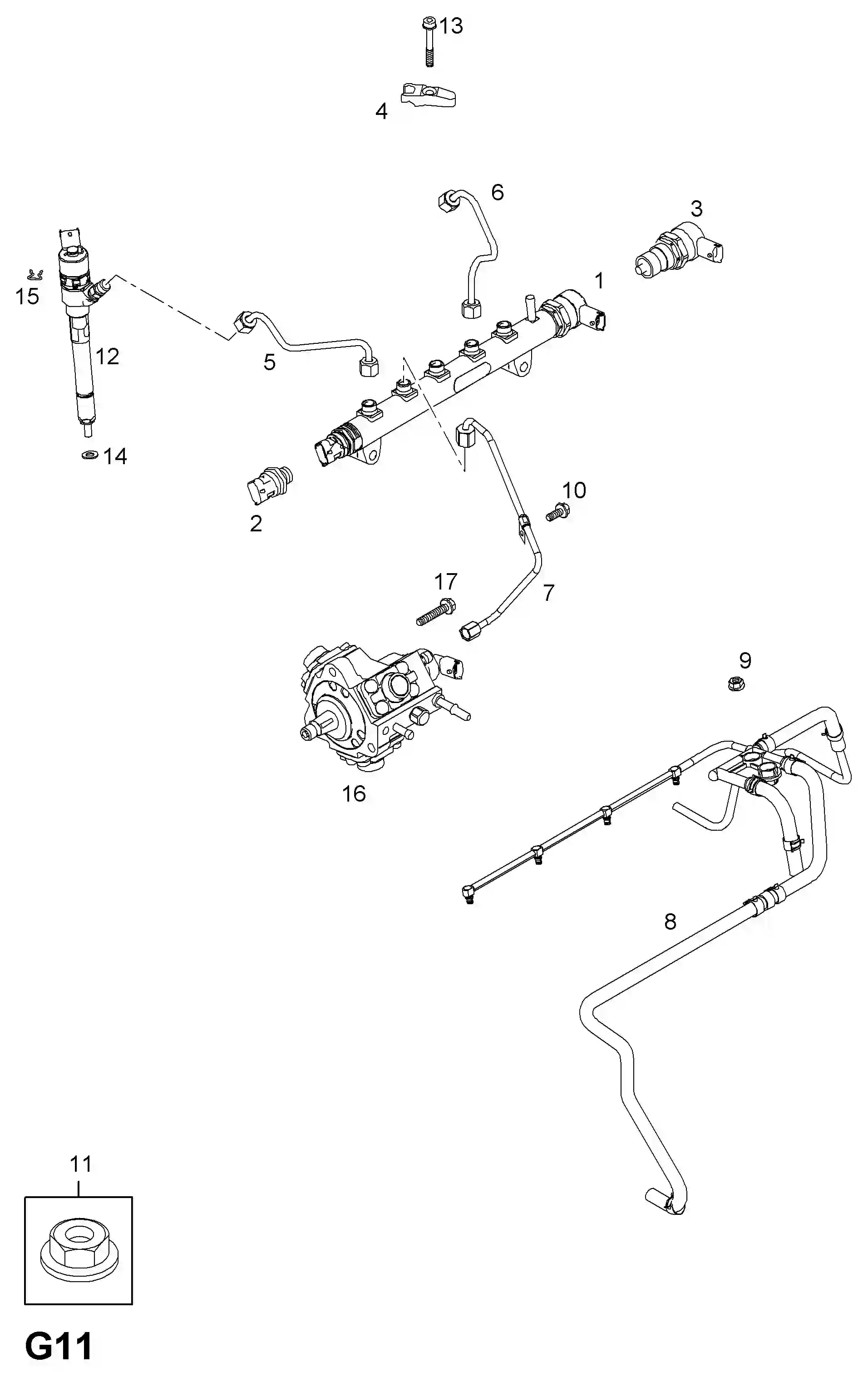 Vauxhall Antara Fuel injection pump parts 2007 - 2017 | EPC Global