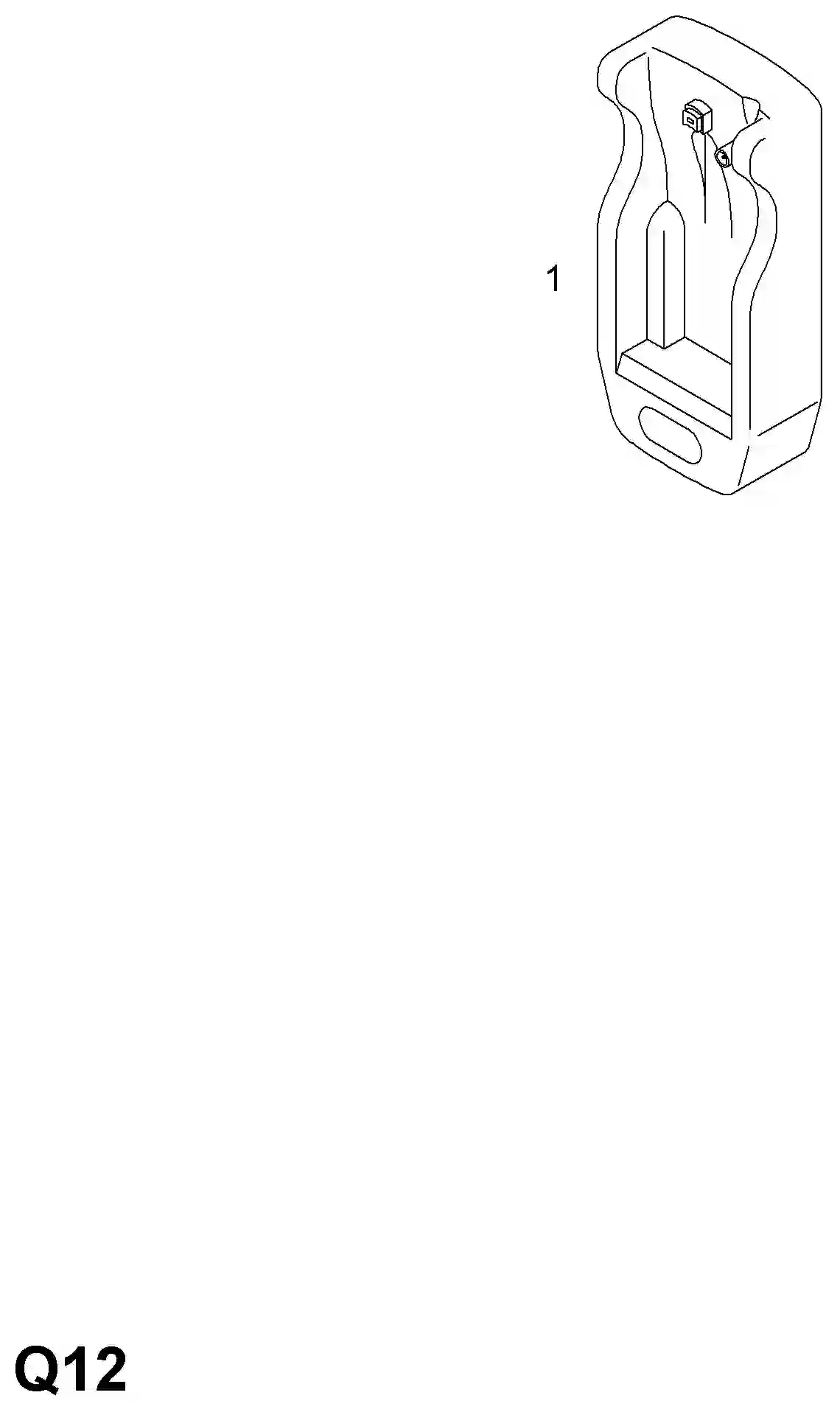 Opel Antara Factory fitted mobile phone portal / mobile phone cradle ...