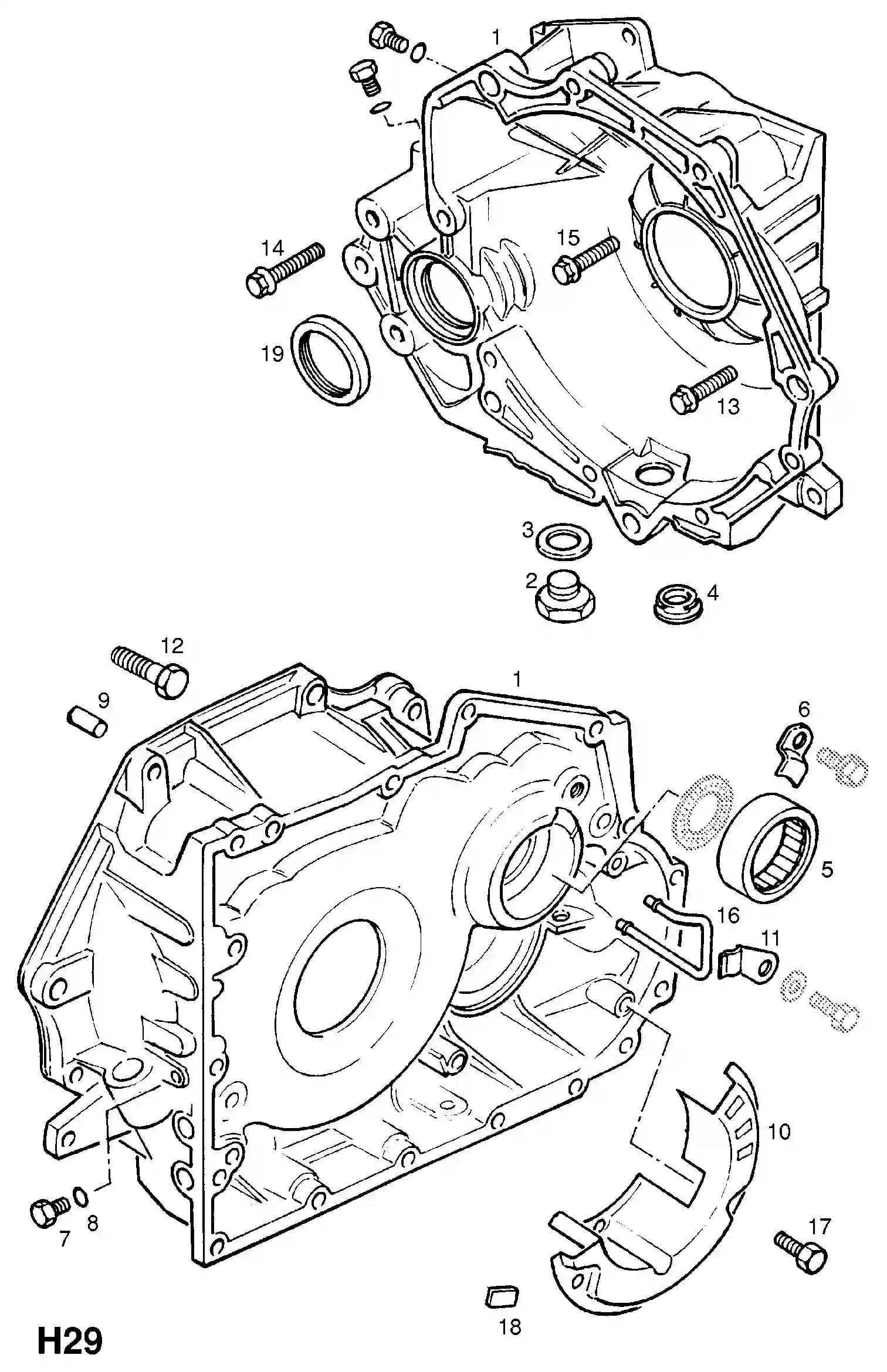 Opel Astra G + ZAFIRA-A Driving gear plate parts 1998 - 2010 ...