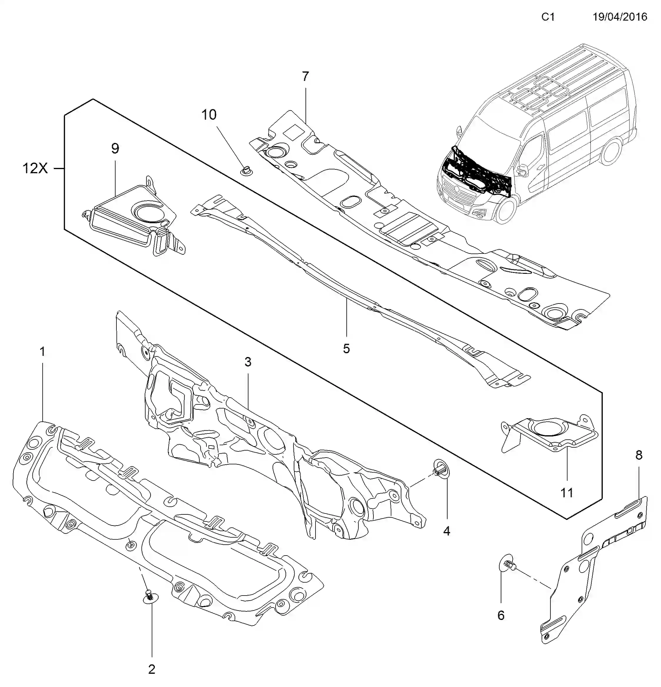 Kaufen Opel Movano B Isolierung-radeinbau vorn Teile online 2010 - 2021 ...