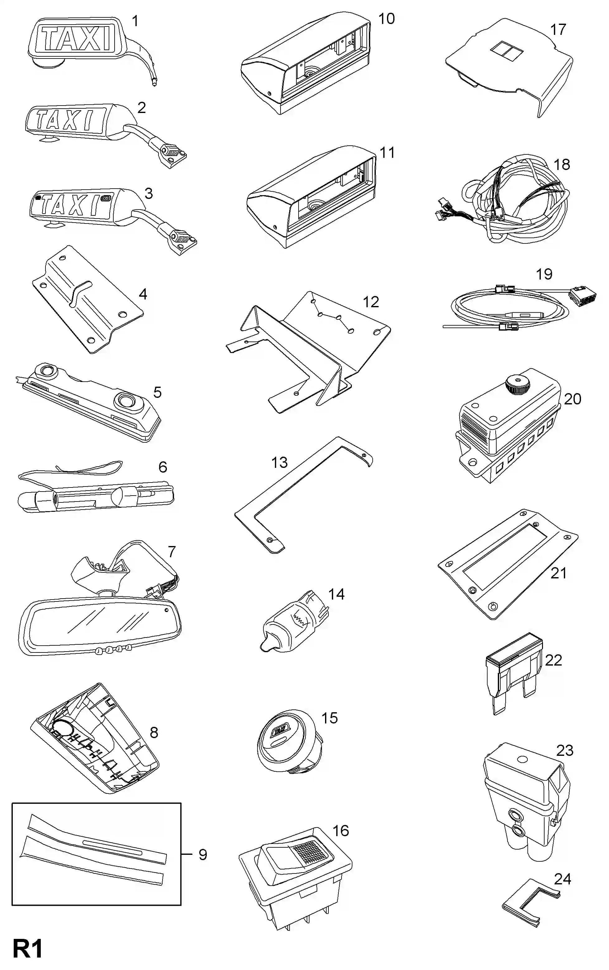 Vauxhall Vectra C Fuse box Diagram & OEM Parts (2002 - 2008 Global) | 7zap