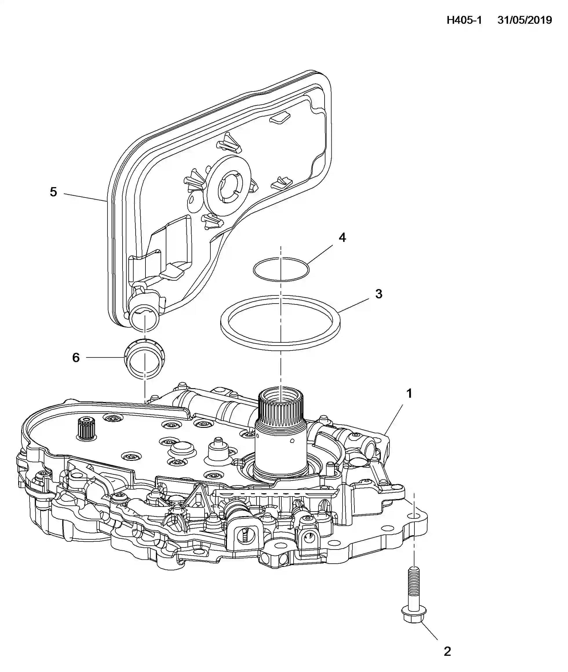 Opel Astra J Getriebeoelpumpe / fuer 6t45 automatikgetriebe, rpo mnp ...
