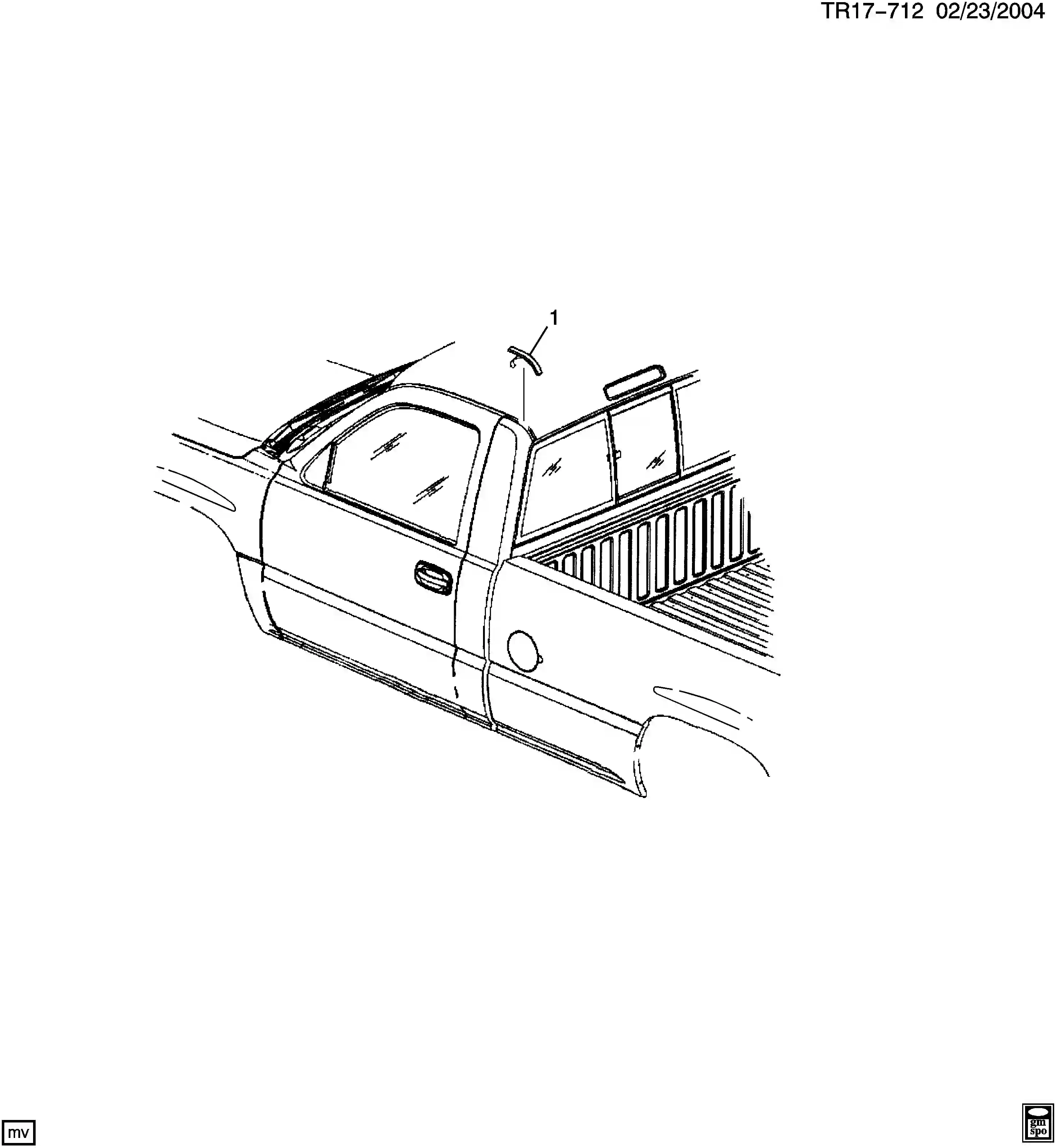Chevrolet Silverado GMT800 Moldings (chevrolet x88) parts 1999 - 2007 ...