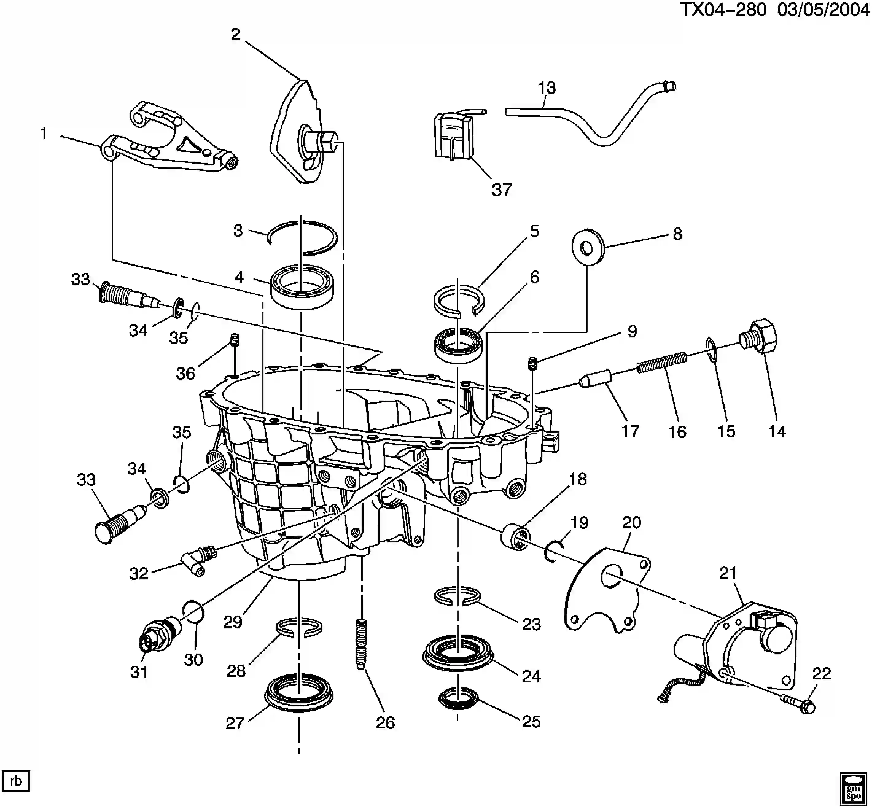 Chevrolet Astro 1st/2nd Generations Transfer case part 1 case ...