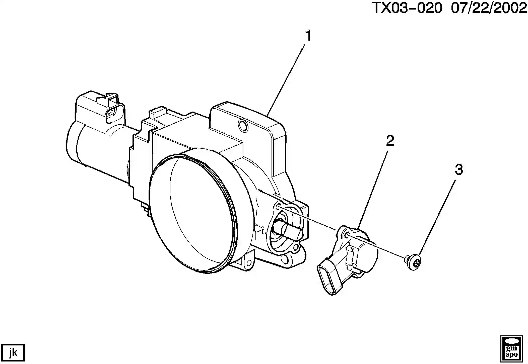 Chevrolet Kodiak C5500–C8500 GMT530 2nd Generation Throttle body (l18/8 ...