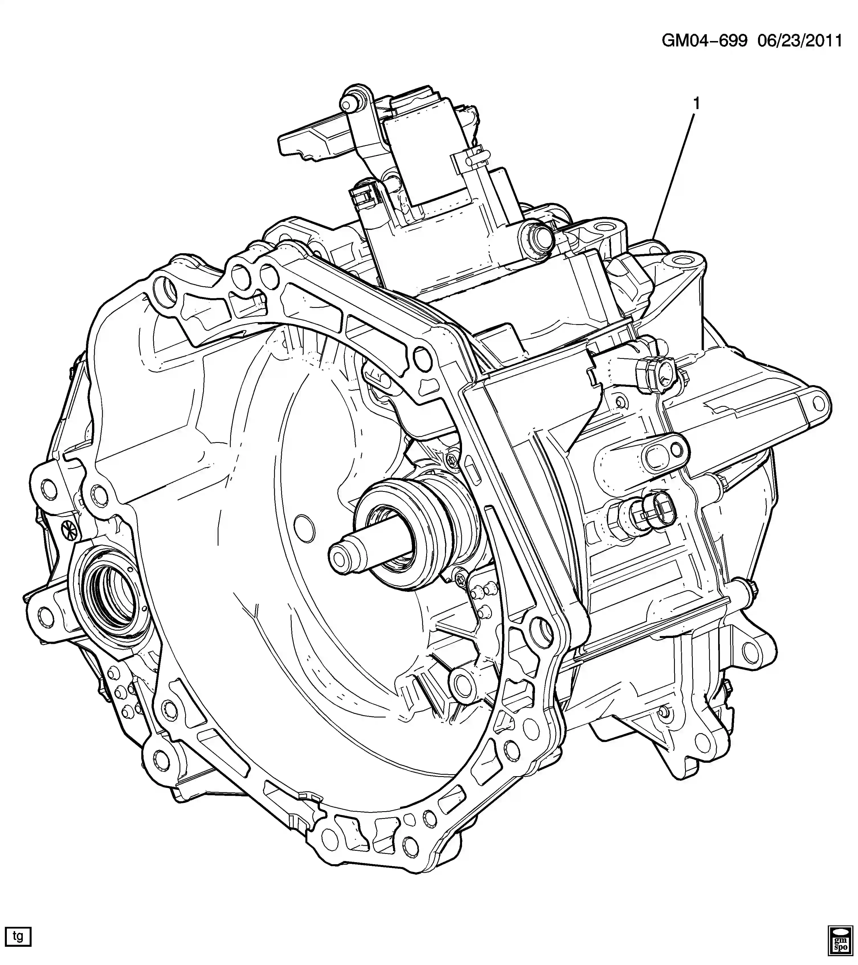 Chevrolet Sonic T300 6-speed manual transmission (mr5) assembly 部品 2012 ...