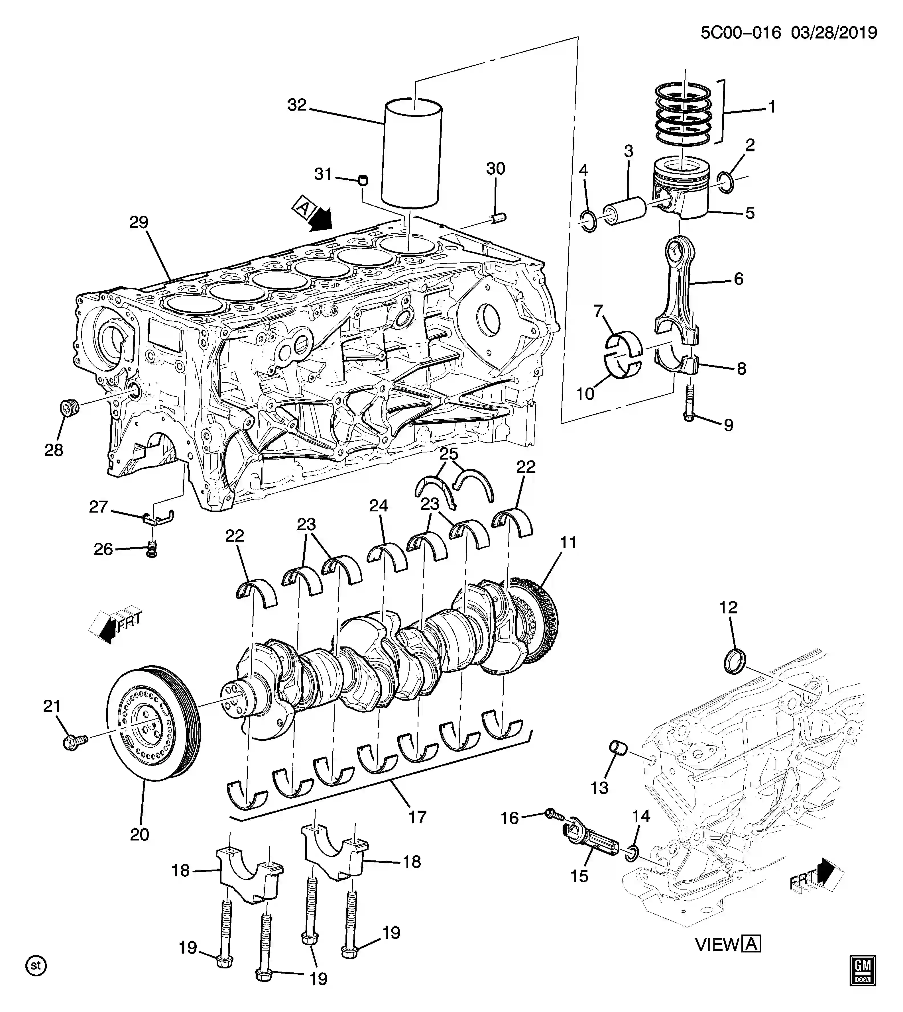 Comprar GMC Sierra GMT900 Conjunto de motor-3.0l diésel parte 1 bloque ...